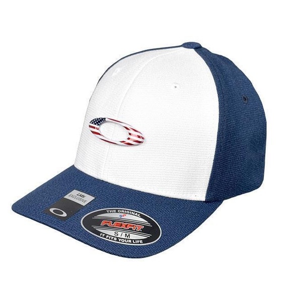 Oakley | Accessories | Oakley Tin Can Hat Cap American Flag Red White ...